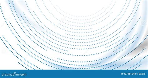 Minimal Dotted Background With Light Bluish Unsaturated Dots Cartoon Vector