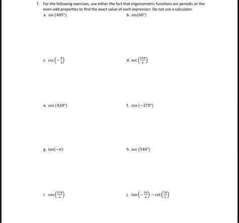 solved for the following exercises use either the fact that