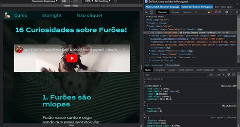 vídeo do youtube html e css trabalhando com responsividade e