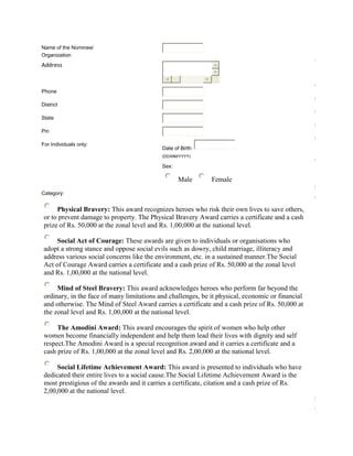 Nomination Form PDF