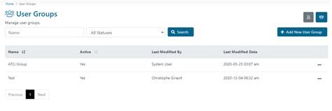 Manage User Groups Tidwit