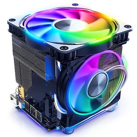 A Cpu Cooler With A Massive Heatsink And Dual Fans For Extreme Cooling