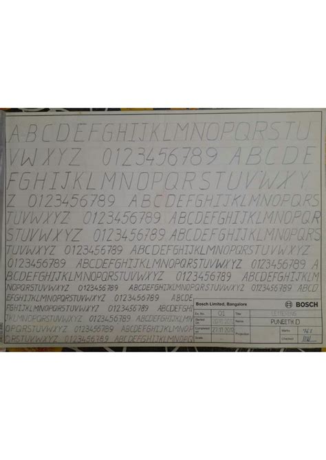 Solution Engineering Script Handwriting Lettering And Types Of Lines