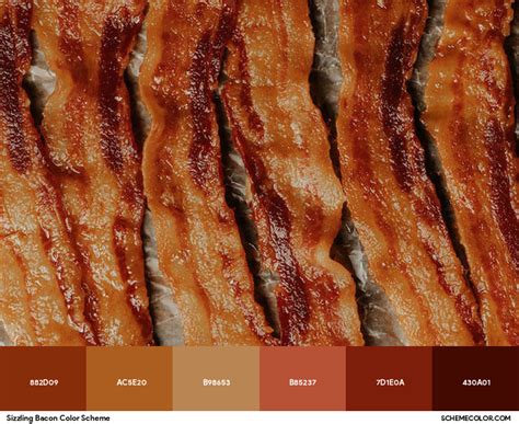 Sizzling Bacon Color Scheme Image Color Palettes