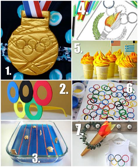 7 Brilliant Ideas To Feed Your Olympics Obsession Olympic Crafts