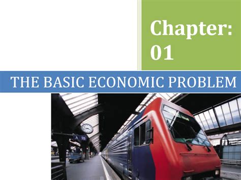 Igcse O Level Edexcel Economics Chapter 1 Basic Economic Problem