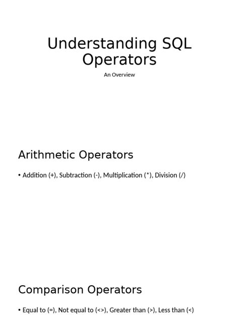 Sql Operators And Er Diagram Pdf