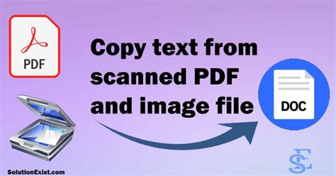 how to convert scanned pdf to text online for free solution exist