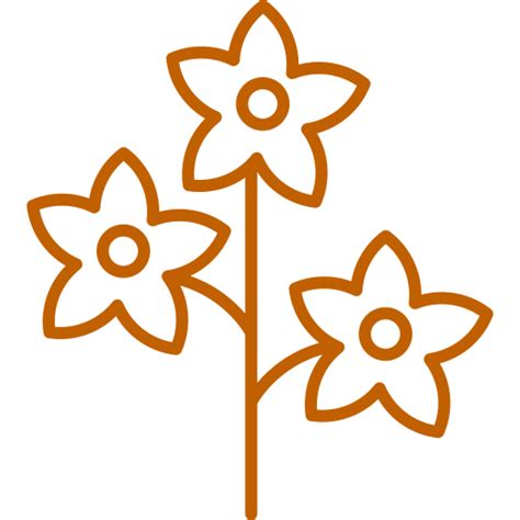 Delphinium Generic Color Outline Icon