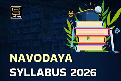 Navodaya Syllabus Class 6 For Jnvst 2026 Download Official Pdf Sd