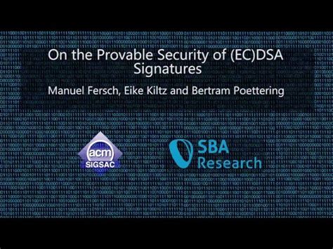 Acm Ccs Computer And Communications Security Talk On The Provable