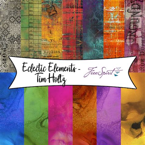 Eclectic Elements Tim Holtz From Free Spirit Fabrics Fort Worth