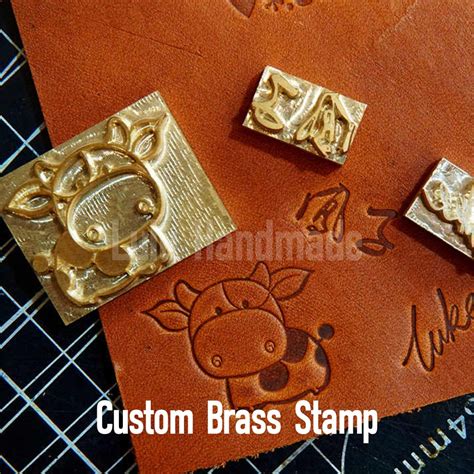 Custom Brass Stamp Leather Stamp Leather Heater Iron Stamps Wood