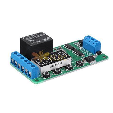 Elecbee Dual Channel V A Digital Tube DPDT Multi Function Time Delay Relay Timer Switch Module