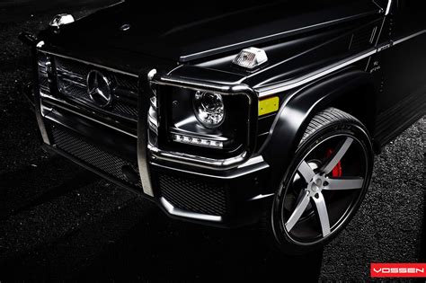 Vip Look Of Black Mercedes G Class That Boasts Vossen Custom Wheels