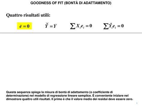 Slide Statistica Su Regressione Lineare Docsity