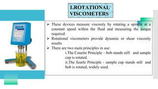 Modern Viscometer Its Types And Application Pptx