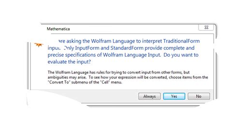 Front End Interpret Traditionalform As Inputform Mathematica Stack