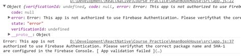 Auth Not Working On Android · Issue 466 · Invertasereact Native