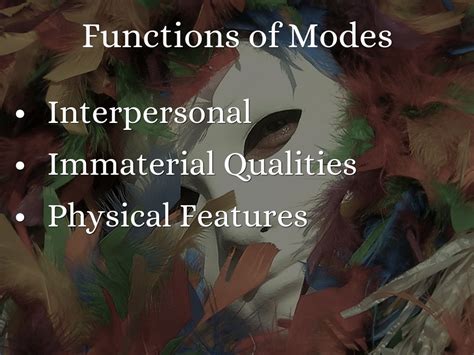 The Importance Of Modes By Bmcclelland2