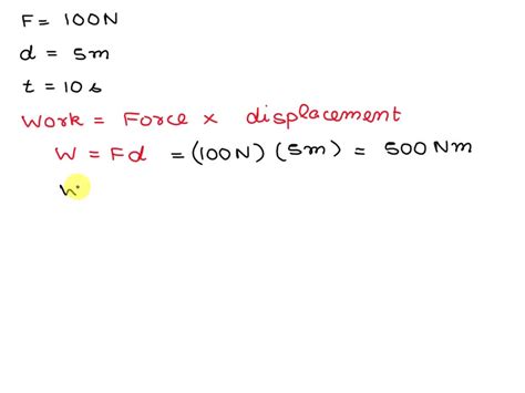 Solved A 100 N Force Is Applied To Move An Object A Horizontal