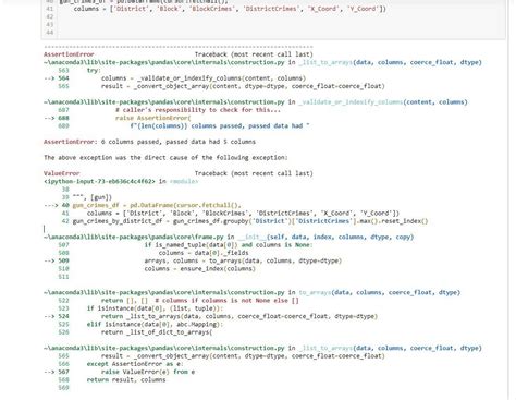 Solved In Jupyter Notebook I Am Receiving The Following