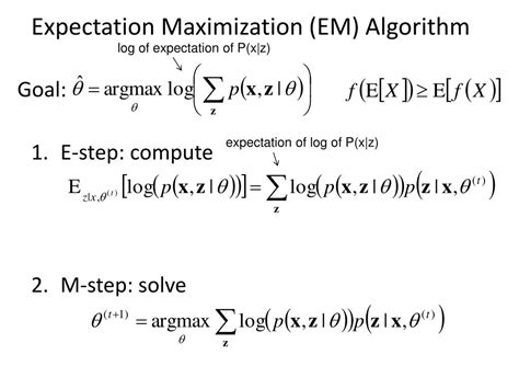 ppt hidden variables the em algorithm and mixtures of gaussians