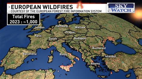 Across The Atlantic Wildfires Continue Raging On Across Europe