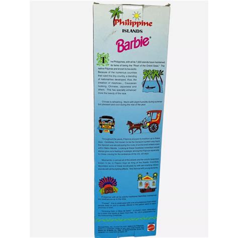 Philippine Islands Barbie I Green Gold White Lace Top Barbiepedia