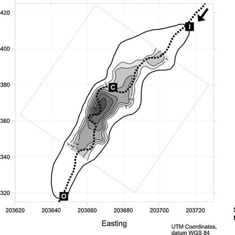 Estimate Of Sediment Thickness For The Surveyed Area Of The Swamp Download Scientific Diagram