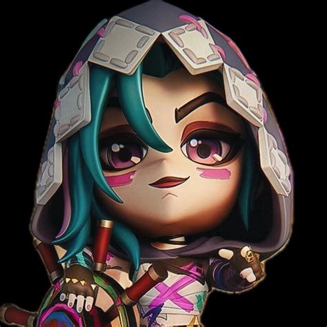 Jinx Arcane Chibi Figurine Etsy