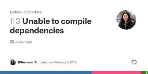 Unable To Compile Dependencies · Issue 3 · Eichlerlabsmrtsv2 · Github