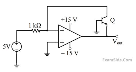 GATE ECE Set Operational Amplifier Question Analog Circuits GATE ECE ExamSIDE Com