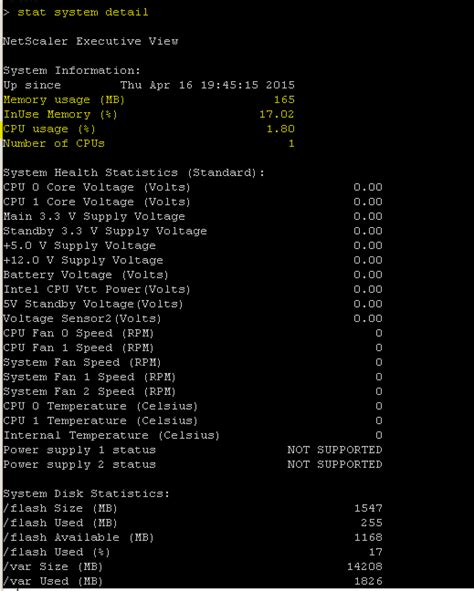 netscaler commands obtain performance statistics citrixology