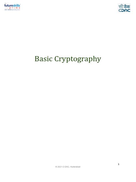 Basic Cryptography Pdf Cryptography Transport Layer Security