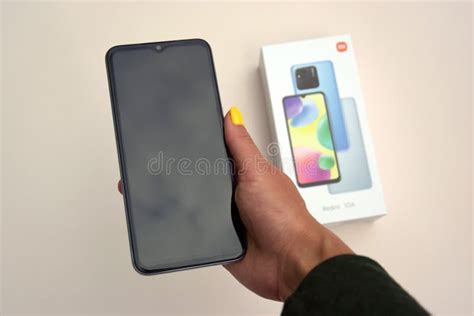 Xiaomi Launch New Smartphone Redmi A Silver Editorial Stock Image Image Of Gadget Android