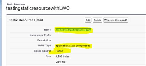 Sfdc A Blog On Salesforce How To Use Static Resource In