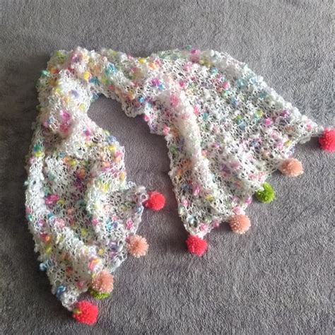 Hand Knitted Neck Scarf Folksy