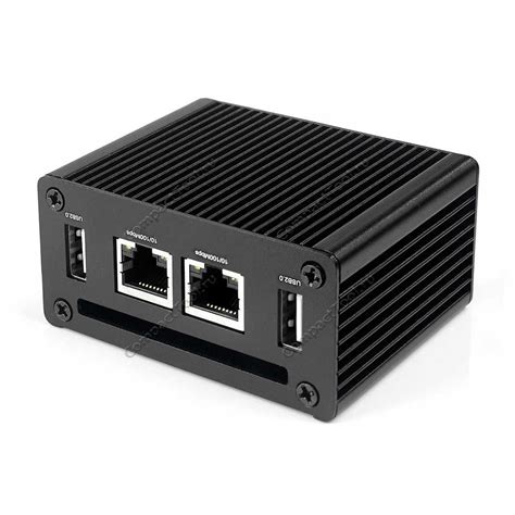 Плата расширения Rpi Zero 2w 2 Ethernet 2 Usb порта с корпусом