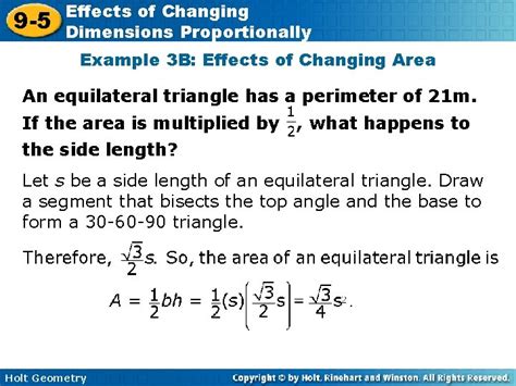 Effects Of Changing Dimensions Proportionally Geometry