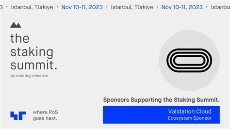 validation cloud on linkedin stakingsummit blockchain staking