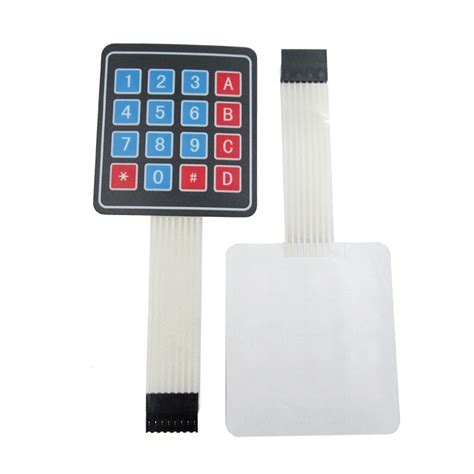 16 Key Flexible Keypad Membrane Switch Keyboard
