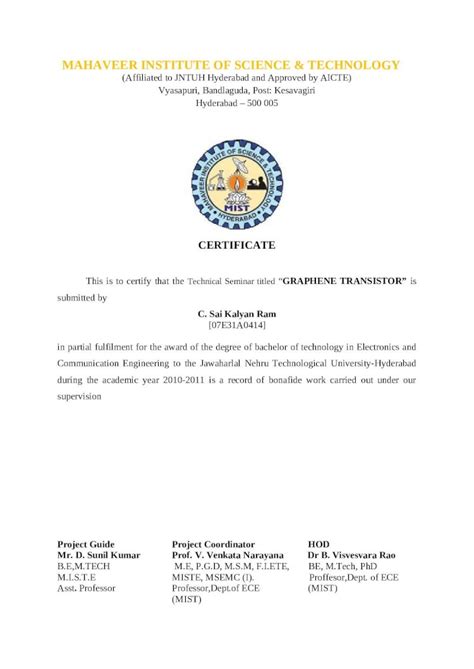 Docx Graphene Transistor Report Dokumen Tips