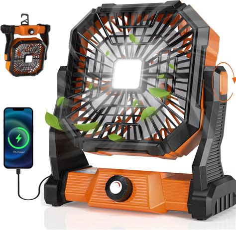 Portable Camping Fan20000mah Rechargeable Battery Powered