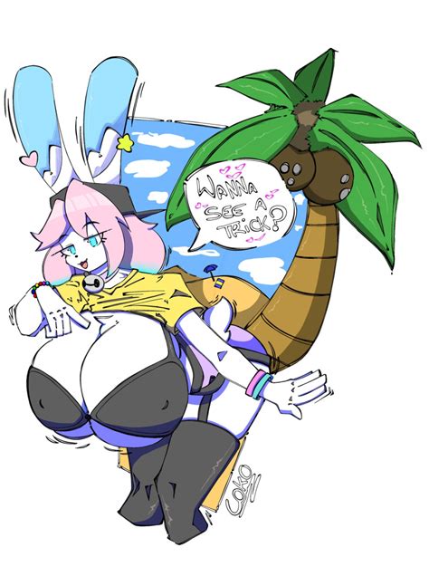 Rule 34 1boy Big Breasts Black Bra Bra Breasts Breasts Bigger Than Head Bunny Boy Bunny Ears