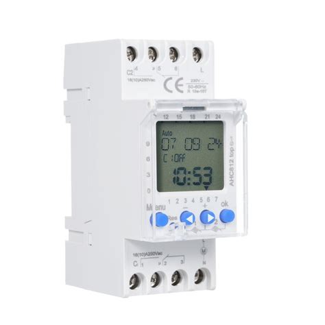 Switch 230v 16a Din Rail Timer Mount Switch Smart Timer Weekly Time