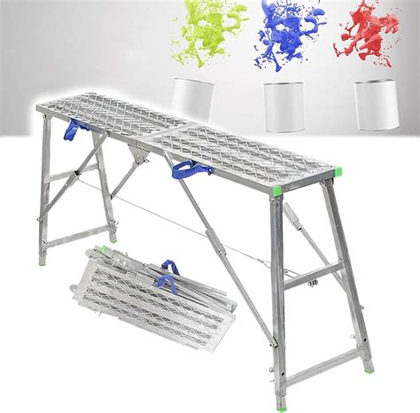 Folding Scaffolding Equipment Adjustable Height Portable Scaffold Multipurpose Work Platform