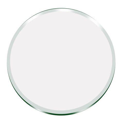 Factory Sealed Szg Glass 46 Inch Round Glass Table Top 1 3 Thick Tempered Beveled Edge 46