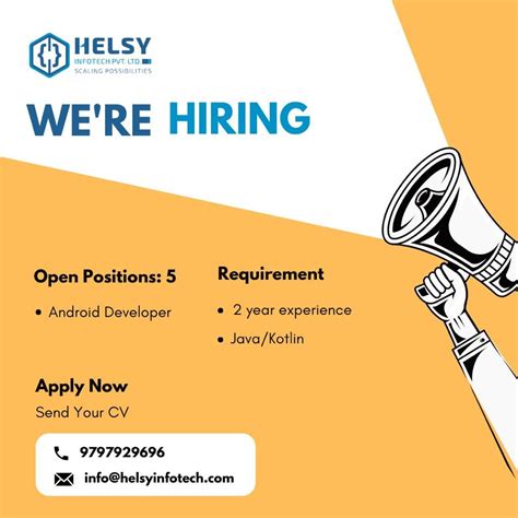 Helsy Infotech Private Limited On Linkedin We Are Hiring Urgently