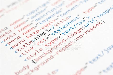 Html Script Stock Photo Royalty Free Images FreeImages